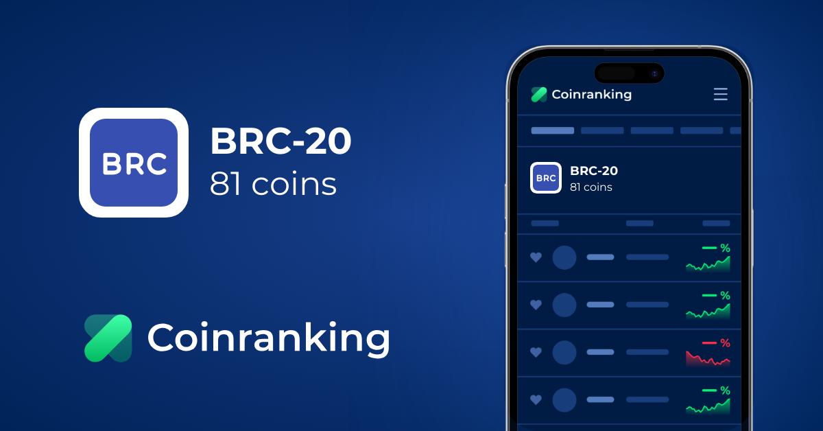 BRC-20 Tokens on Bitcoin - Top 50 List - Page 2 | Coinranking