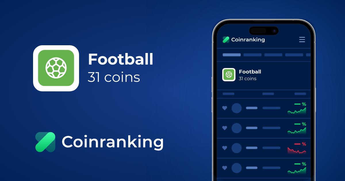Football Club Tokens in Crypto - Top 50 List | Coinranking