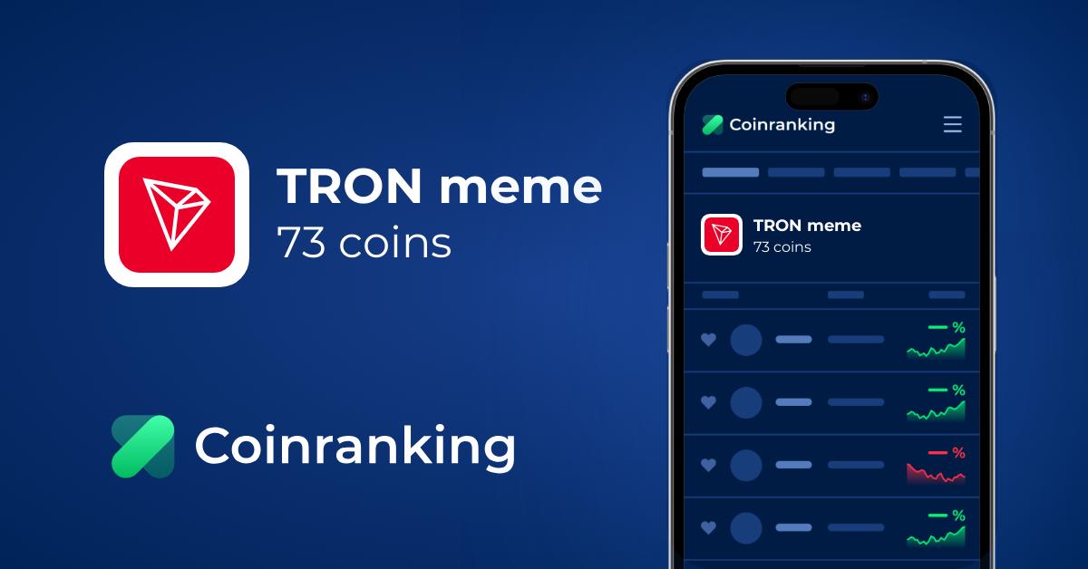 Meme Coins on the TRON Blockchain - Top 50 List - Page 2 | Coinranking