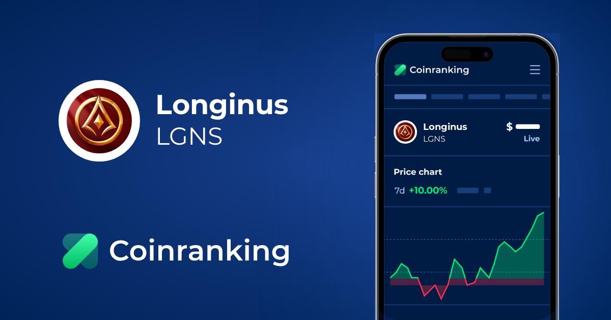 Longinus Price (LGNS) in USD - Live Updates | Coinranking