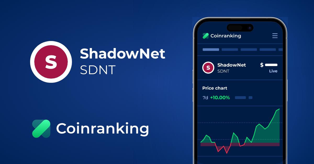 SDNT $0.0₆757 - ShadowNet Price & Chart | Coinranking