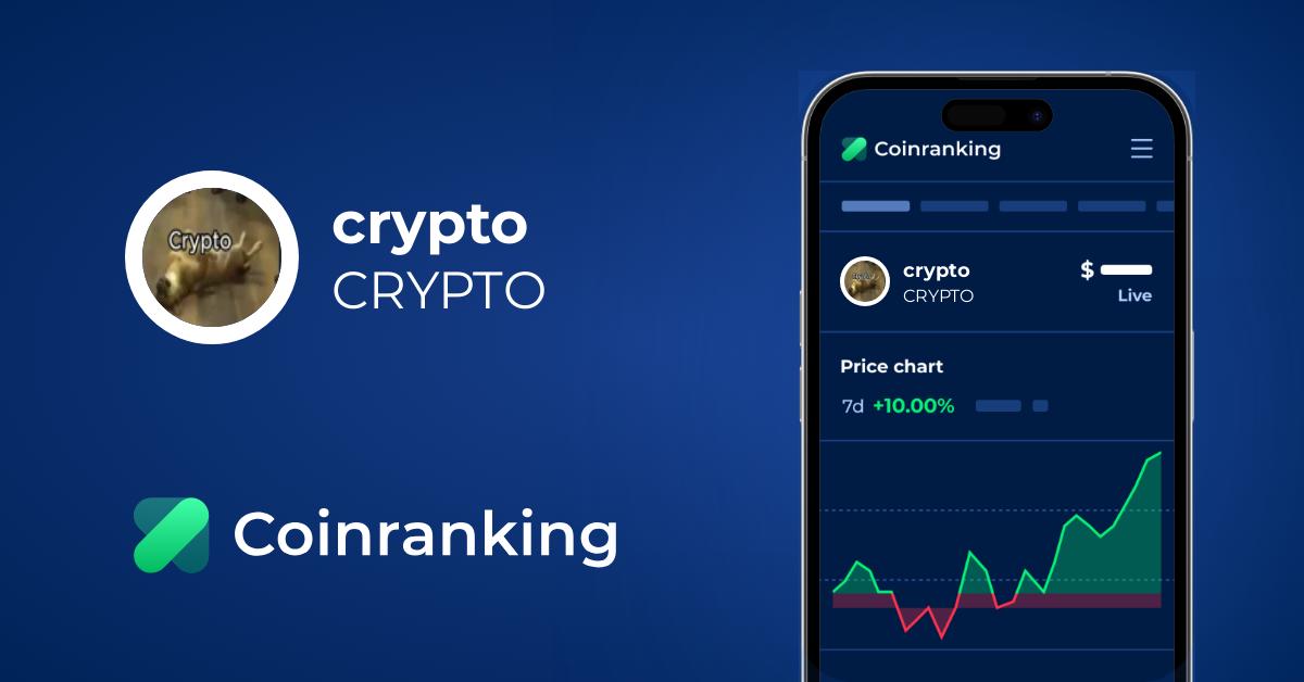 CRYPTO $0.0₅390 - crypto Price & Chart | Coinranking