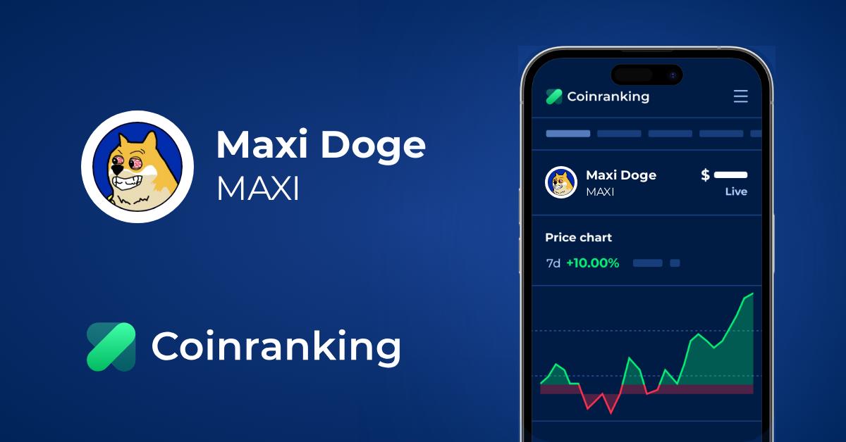 MAXI $0.0₅927 - Maxi Doge Price & Chart | Coinranking
