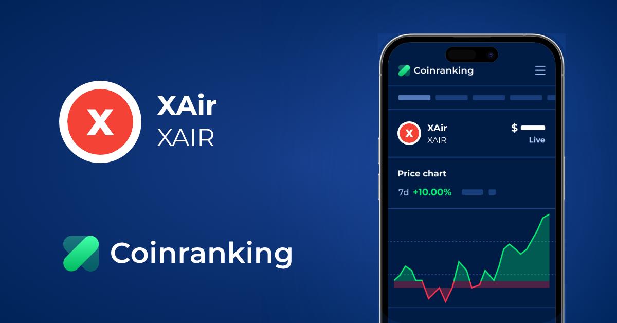 XAIR $-- - XAir Price & Chart | Coinranking