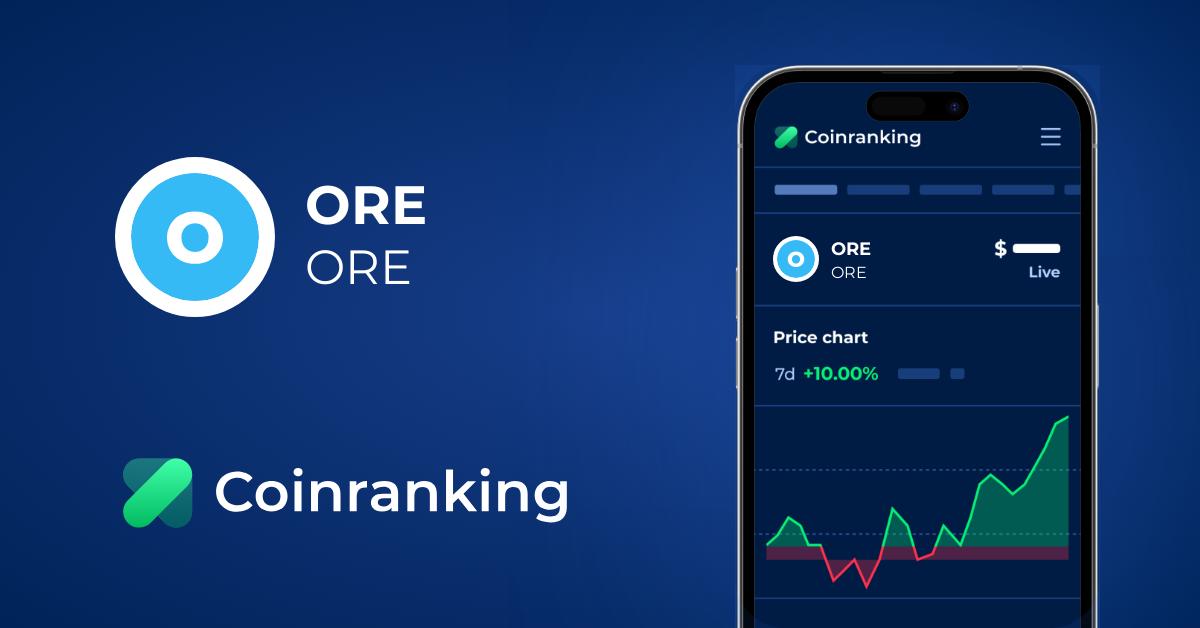 ORE $-- - ORE Price & Chart | Coinranking
