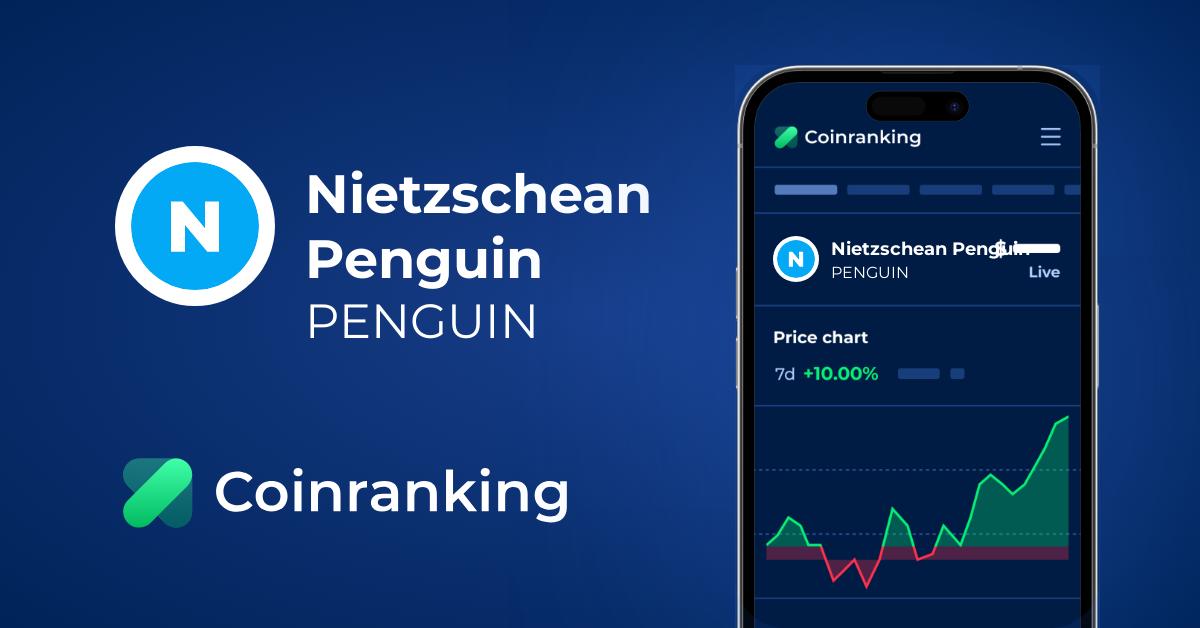 PENGUIN $0.00131 - Nietzschean Penguin Price & Chart | Coinranking