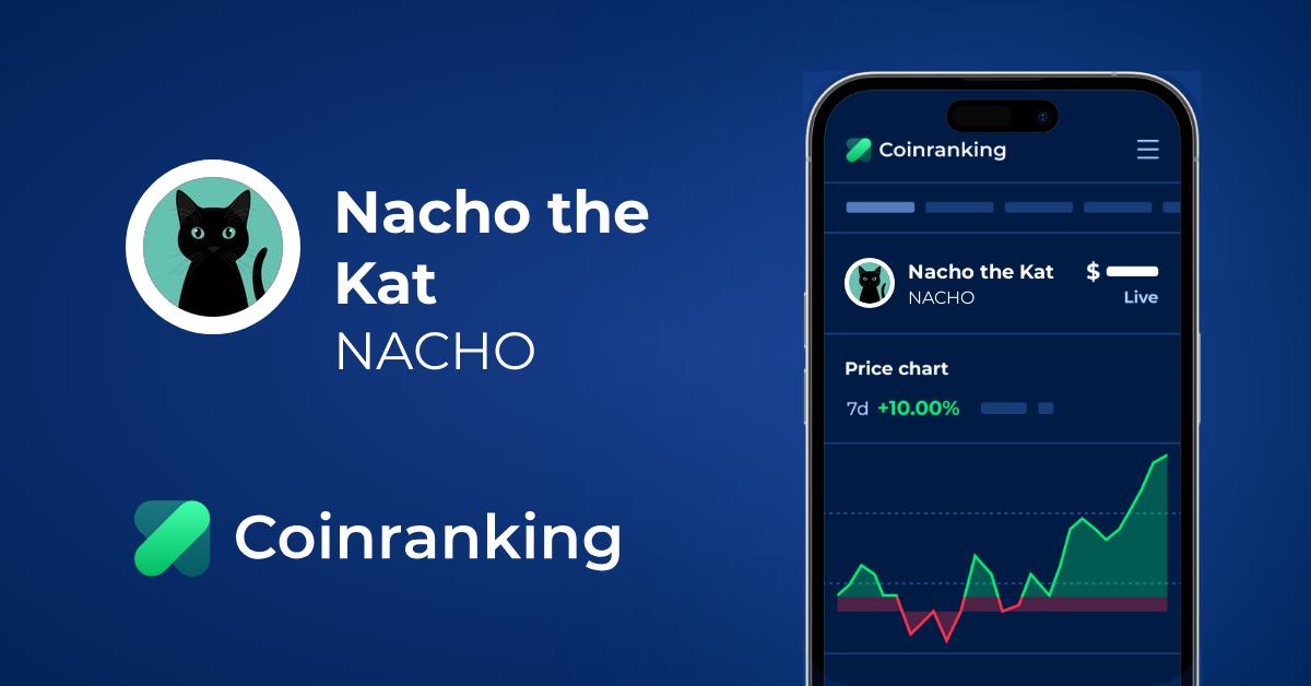 Nacho the Kat Price (NACHO) in USD - Live Updates | Coinranking