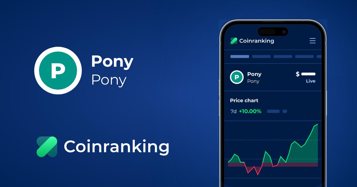 Pony $0.000268 - Pony Price & Chart | Coinranking