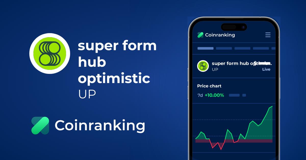 UP $0.000643 - super form hub optimistic Price & Chart | Coinranking