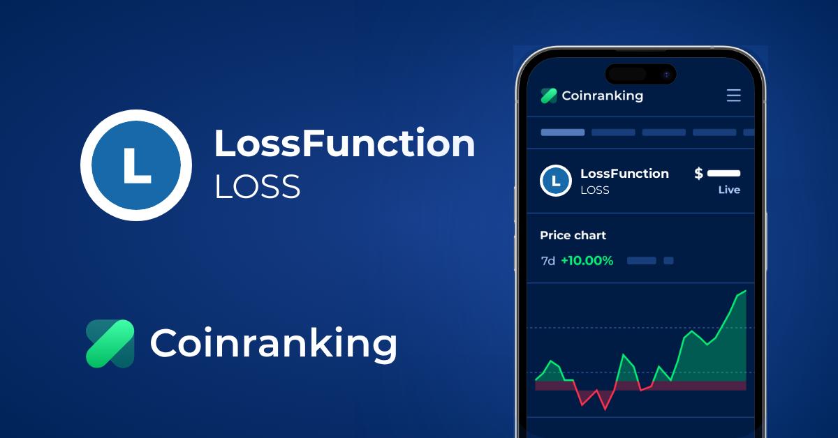 LOSS $0.0₉544 - LossFunction Price & Chart | Coinranking
