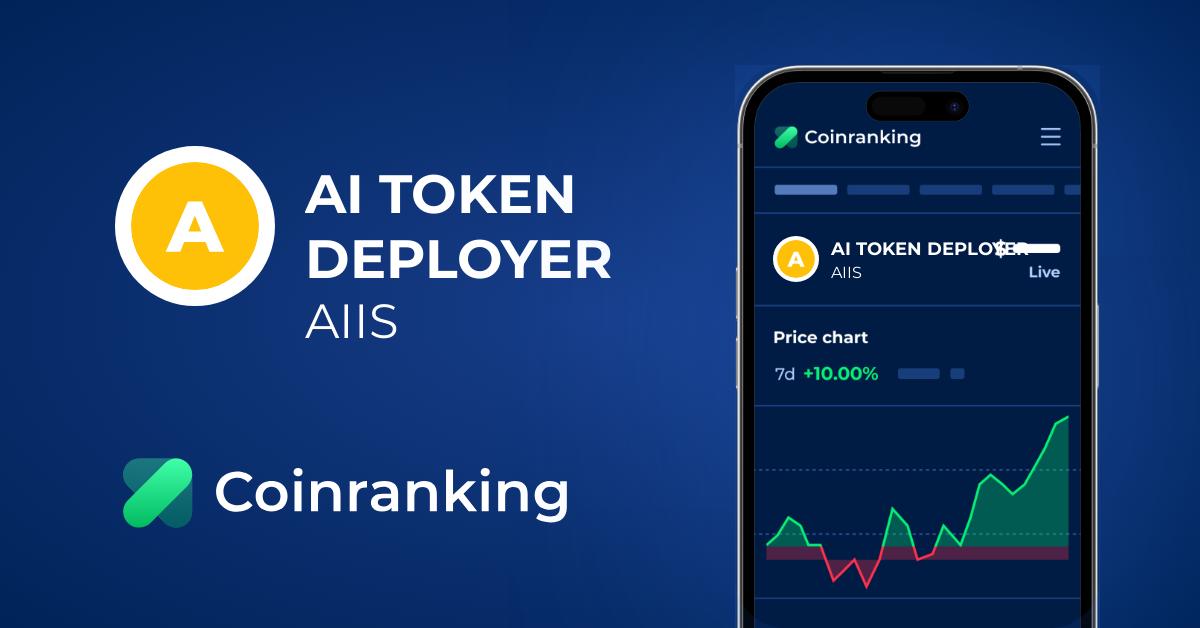AIIS $-- - AI TOKEN DEPLOYER Price & Chart | Coinranking