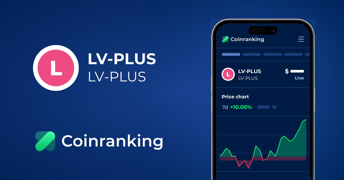 LV-PLUS $0.0631 - LV-PLUS Price & Chart | Coinranking