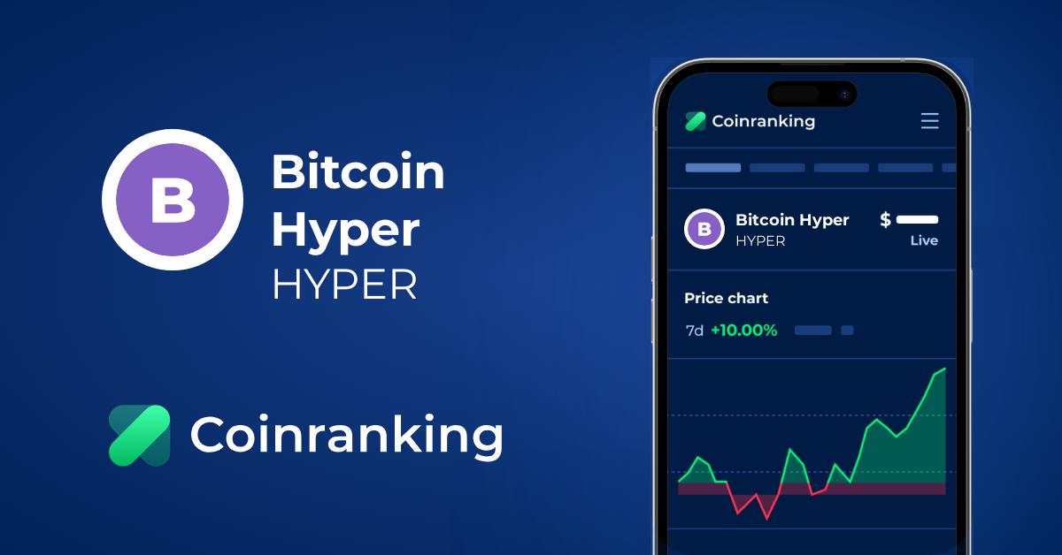 HYPER $0.0000307 - Bitcoin Hyper Price & Chart | Coinranking