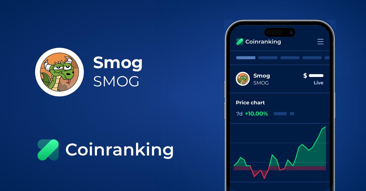 SMOG $-- - Smog Price & Chart | Coinranking
