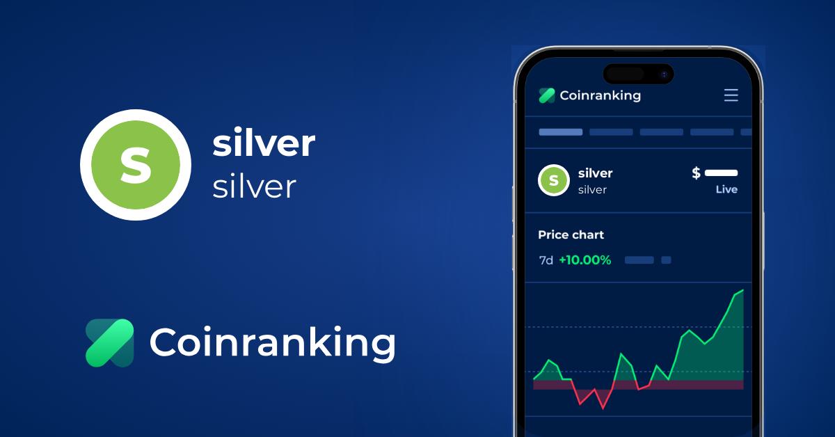 silver $0.0₅778 - silver Price & Chart | Coinranking