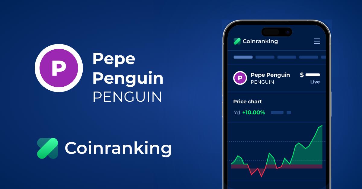 PENGUIN $0.000198 - Pepe Penguin Price & Chart | Coinranking