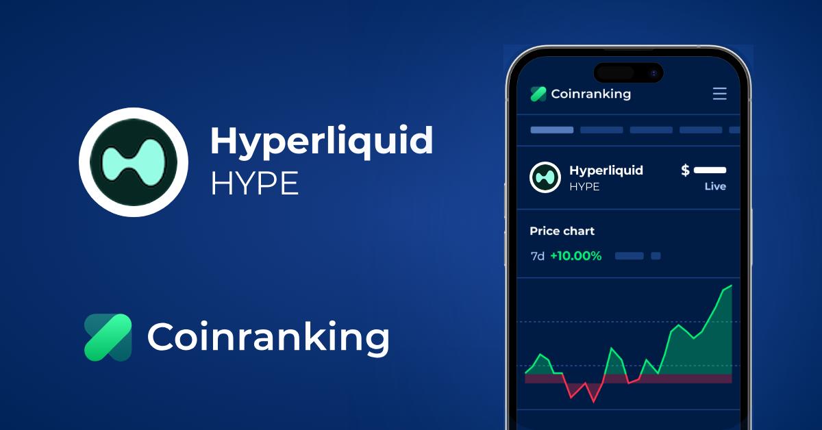 Hyperliquid Price (HYPE) in USD - Live Updates | Coinranking