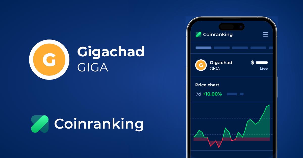 GIGA $0.0₅670 - Gigachad Price & Chart | Coinranking