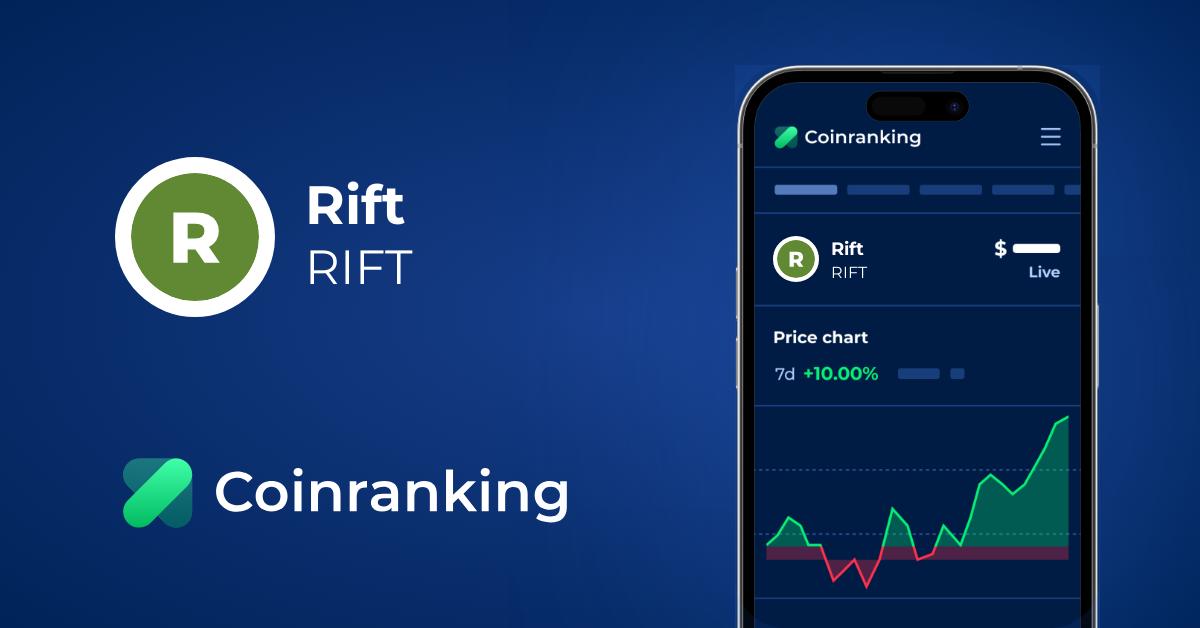 RIFT $0.0₁₁983 - Rift Price & Chart | Coinranking