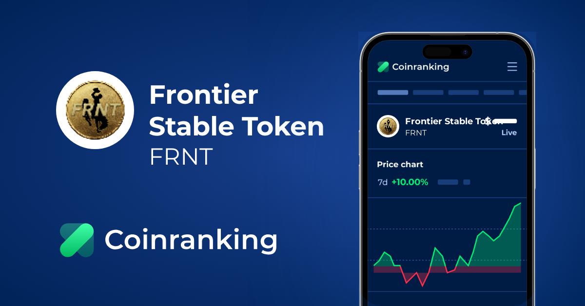 FRNT $1.000 - Frontier Stable Token Price & Chart | Coinranking
