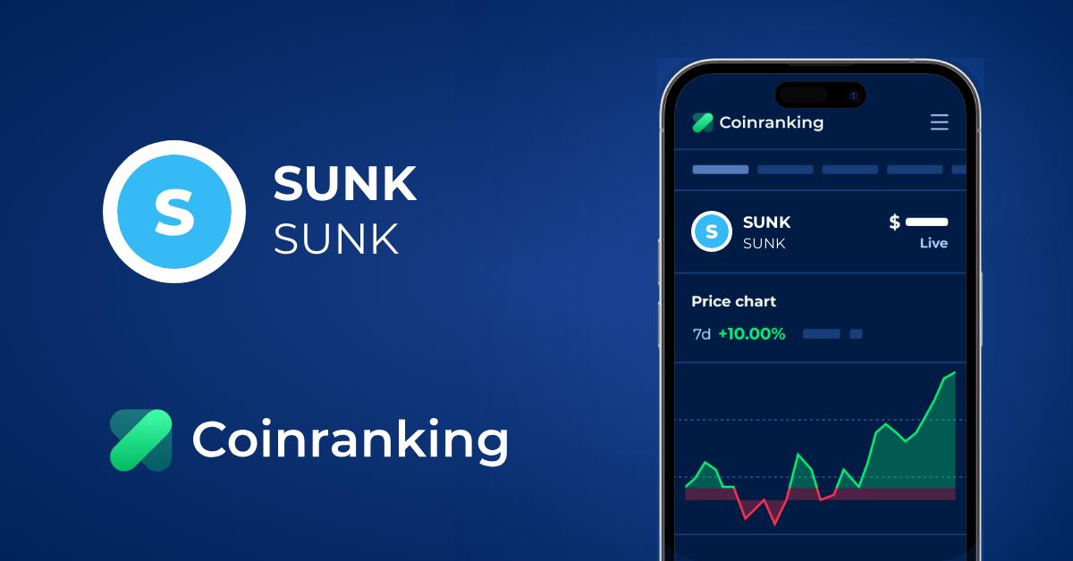 SUNK $0.000172 - SUNK Price & Chart | Coinranking