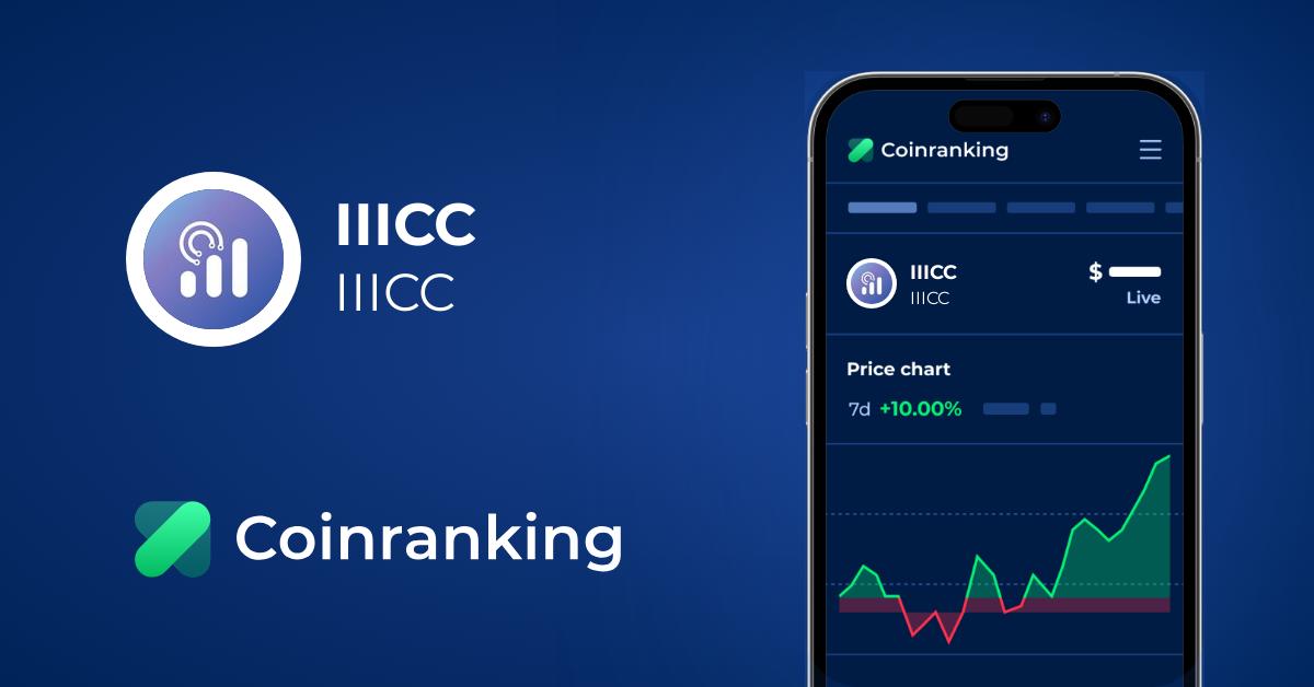 IIICC $0.0395 - IIICC Price & Chart | Coinranking