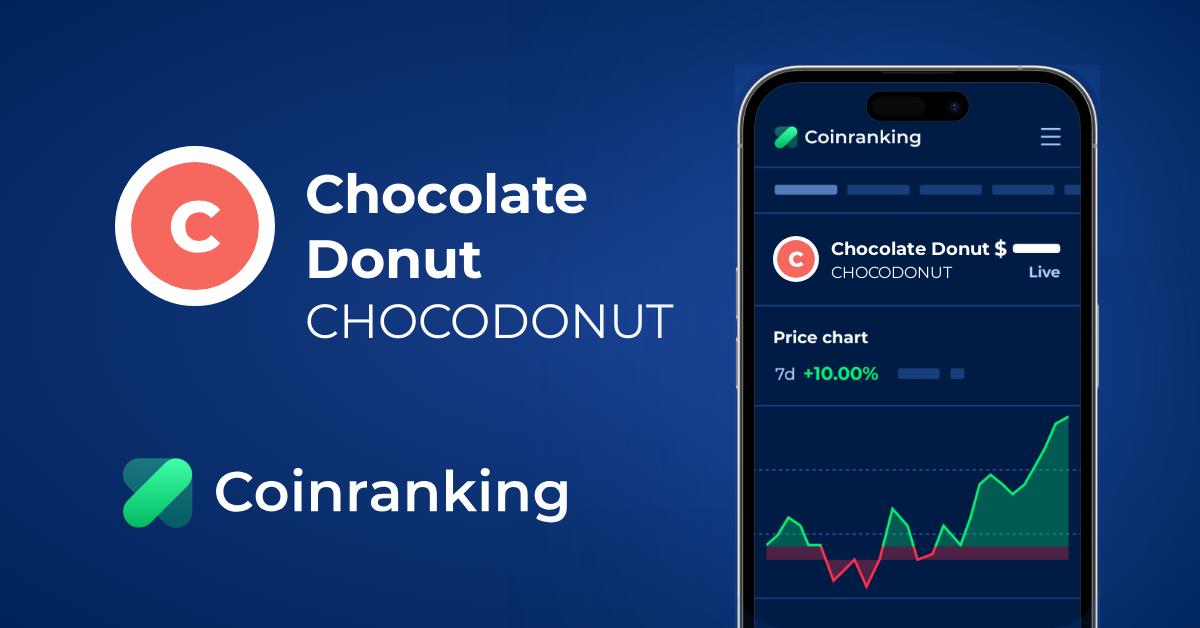 CHOCODONUT $0.00900 - Chocolate Donut Price & Chart | Coinranking