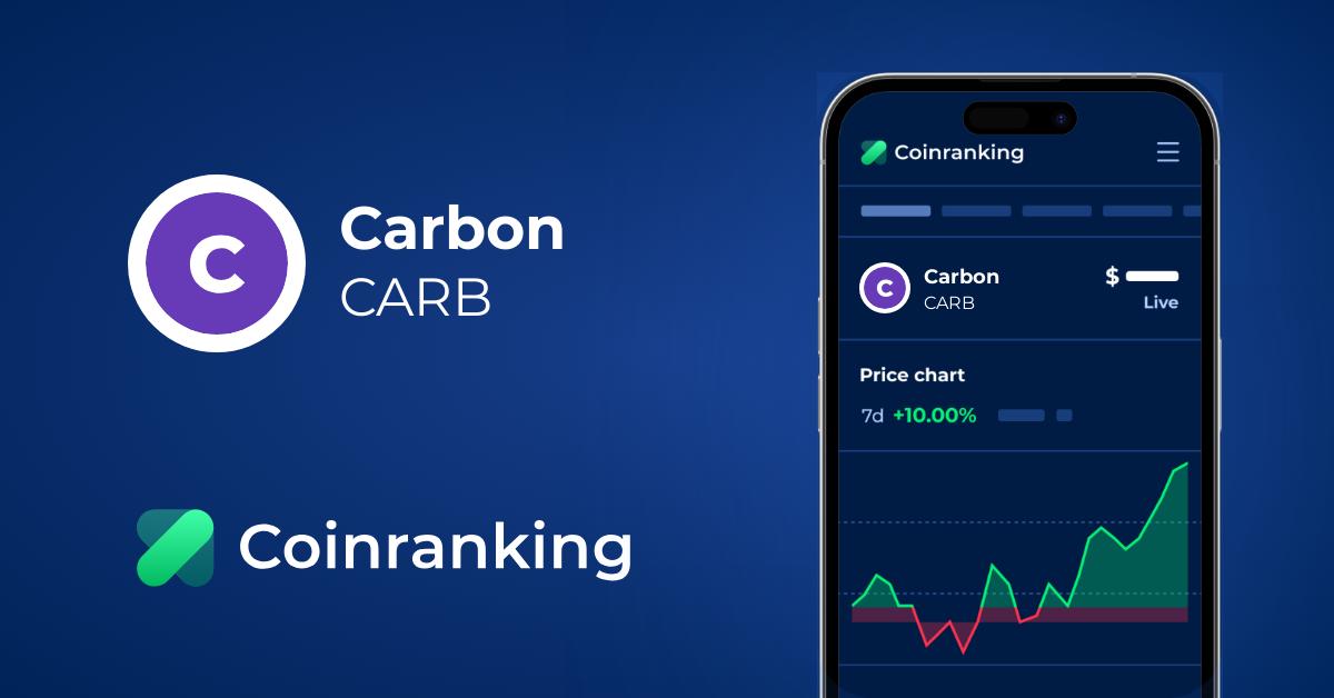 CARB $0.000225 - Carbon Price & Chart | Coinranking
