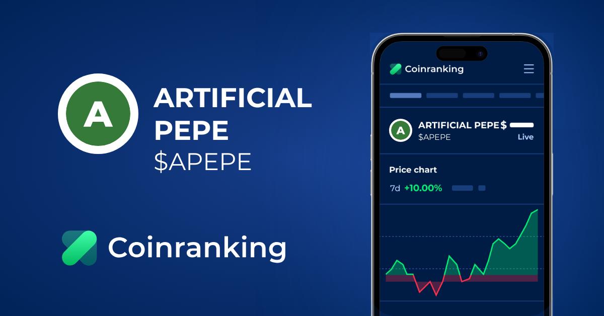 $APEPE $-- - ARTIFICIAL PEPE Price & Chart | Coinranking