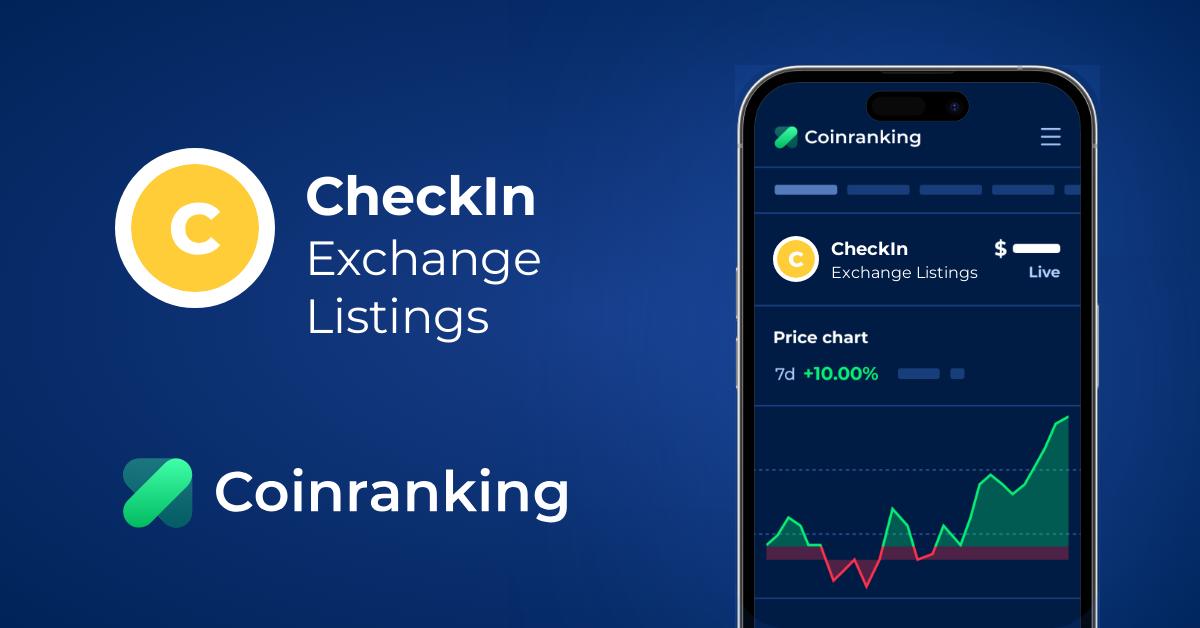Exchange Listings of CheckIn (CHEK) | Coinranking