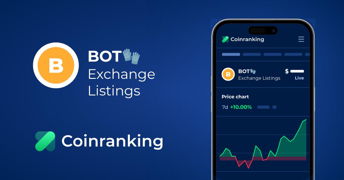 Exchange Listings of BOT🧤 (BOT🧤) | Coinranking