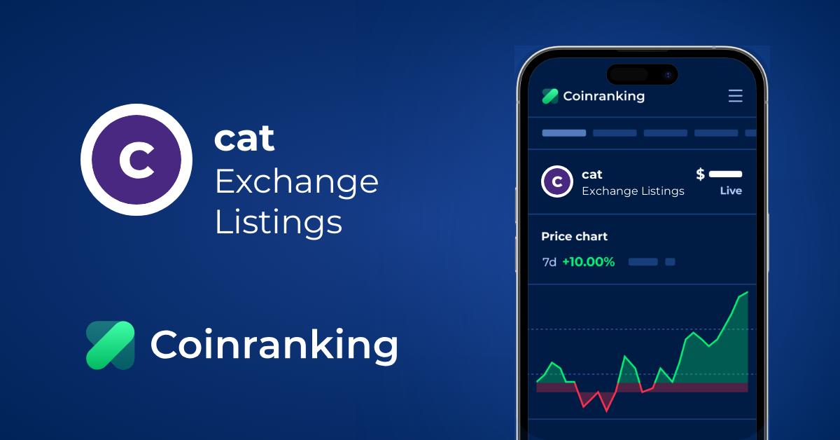 Exchange Listings of cat (cat) | Coinranking