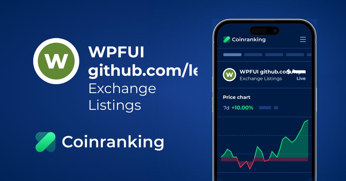 Exchange Listings of WPFUI github.com/lepoco/WPFUI (WPFUI) | Coinranking