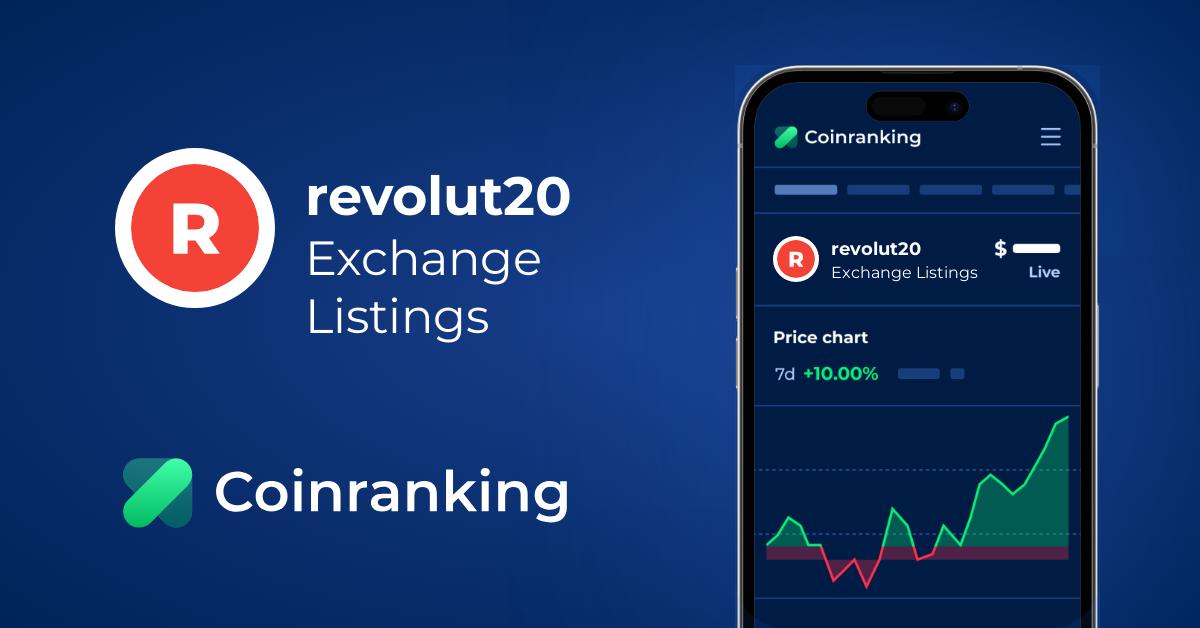 Exchange Listings of revolut20 (revolut20) | Coinranking