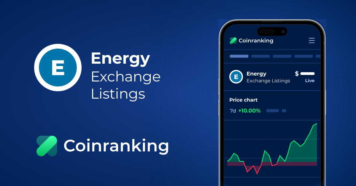 Exchange Listings of Energy (Energy) | Coinranking
