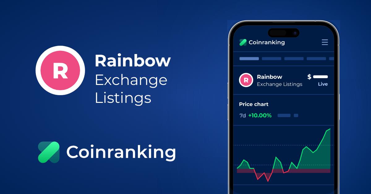 Exchange Listings of Rainbow (RNBW) | Coinranking