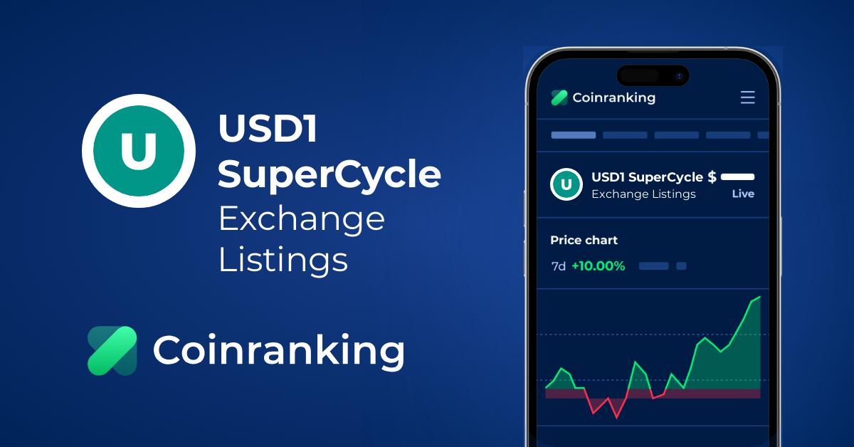 Exchange Listings of USD1 SuperCycle (SuperCycle) | Coinranking