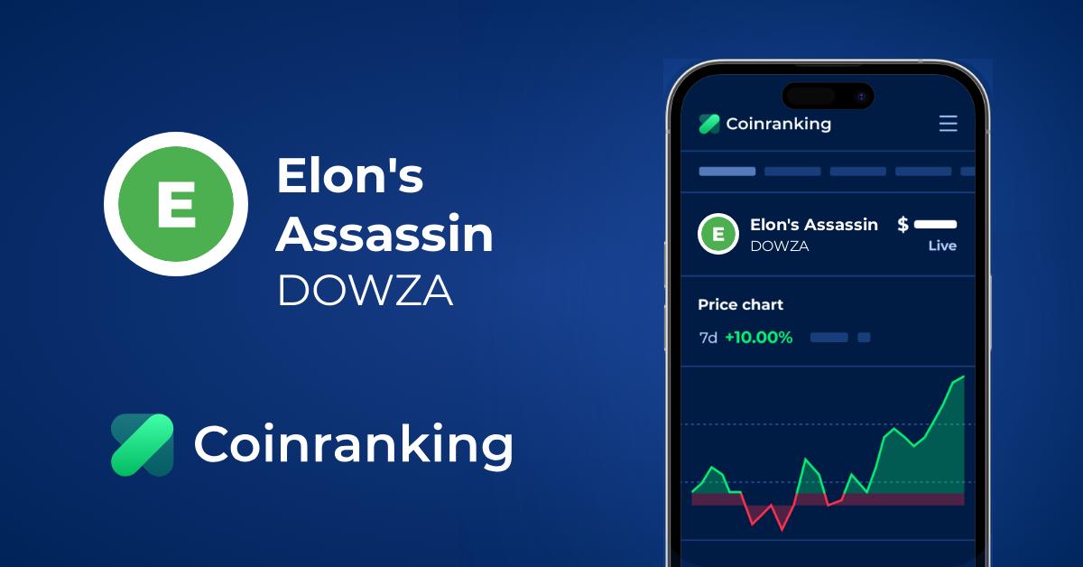 DOWZA $-- - Elon's Assassin Price & Chart | Coinranking