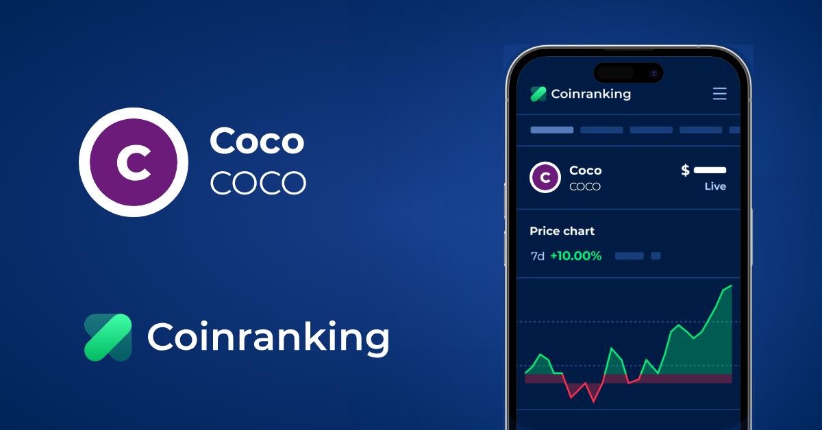 COCO $0.0₉788 - Coco Price & Chart | Coinranking