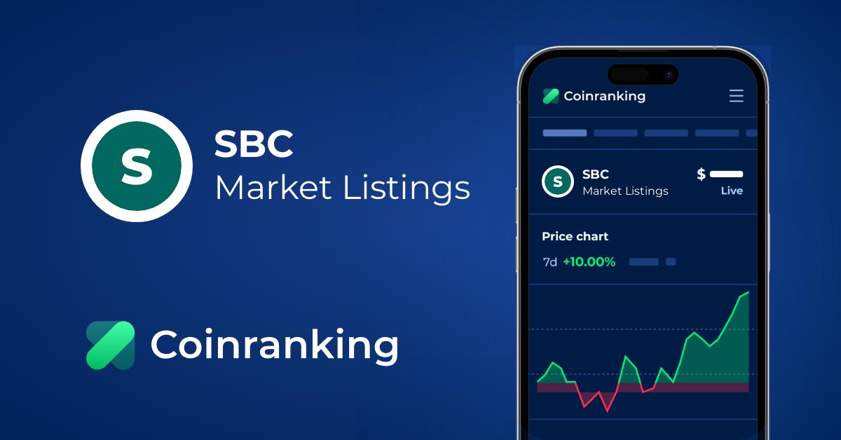 Market Listings of SBC (SBC) | Coinranking