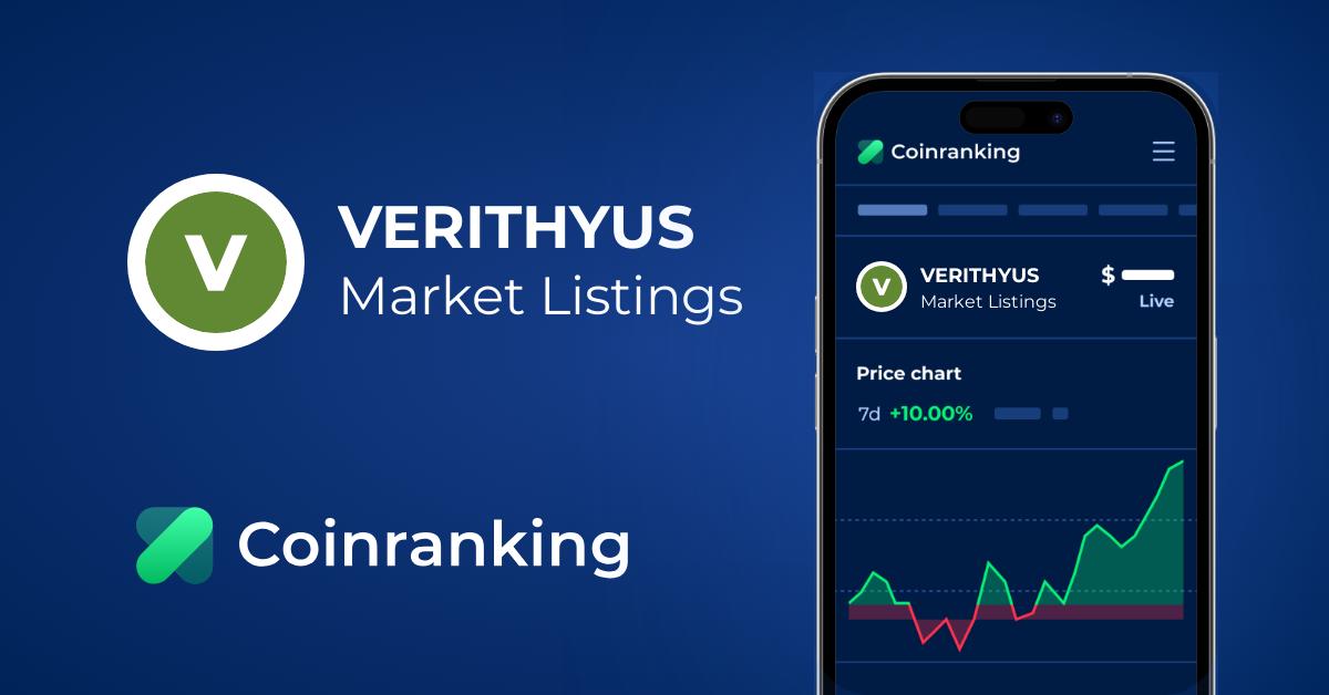 Market Listings of VERITHYUS (VRTY) | Coinranking