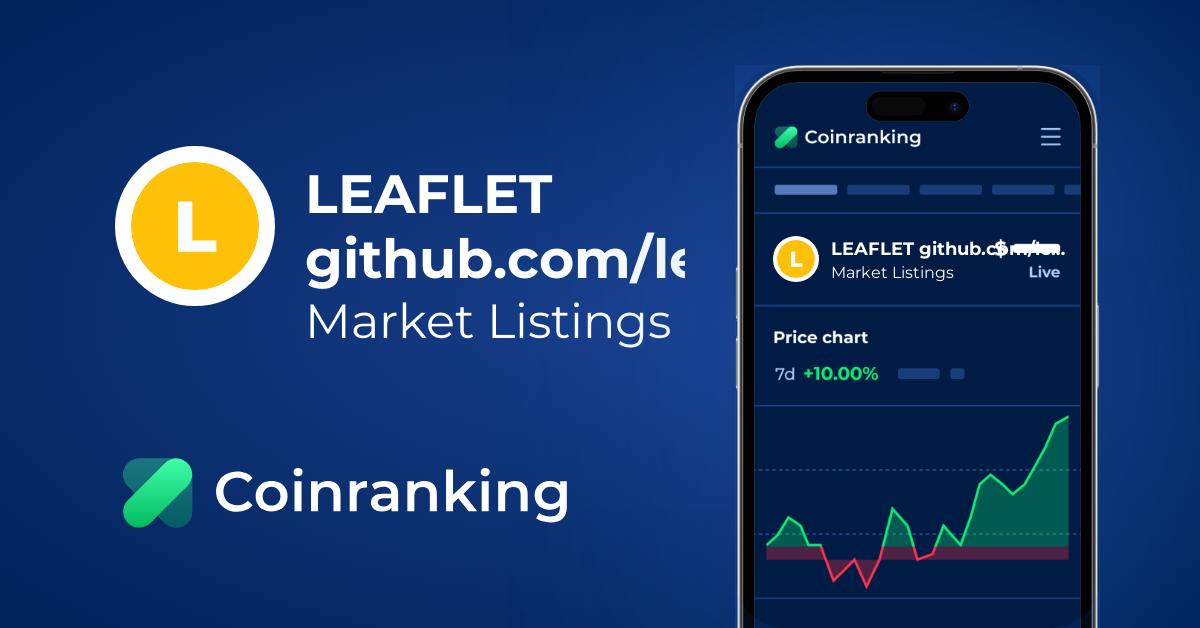 Market Listings of LEAFLET github.com/leaflet/LEAFLET (LEAFLET) | Coinranking