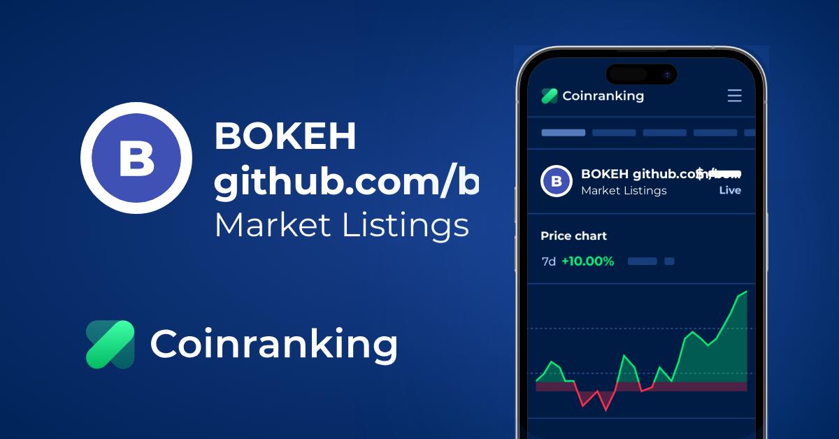 Market Listings of BOKEH github.com/bokeh/BOKEH (BOKEH) | Coinranking