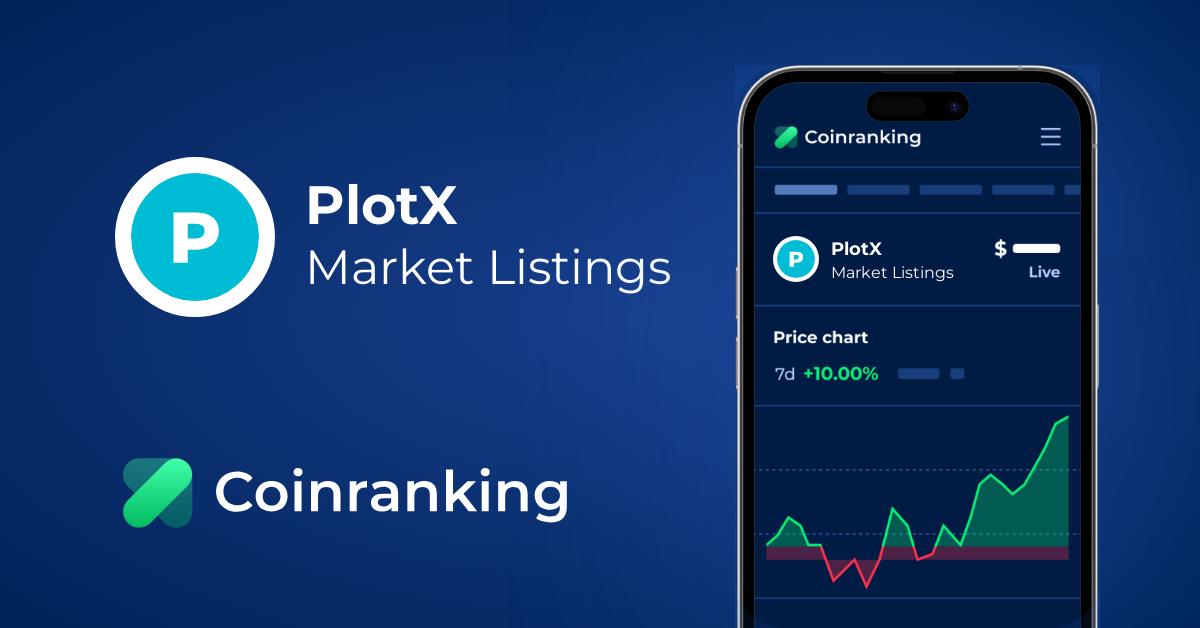 Market Listings of PlotX (PLOT) | Coinranking
