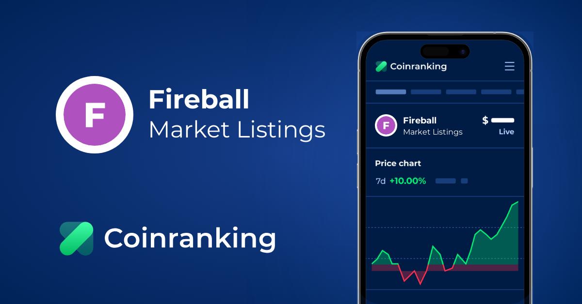 Market Listings of Fireball (FIREBALL) | Coinranking