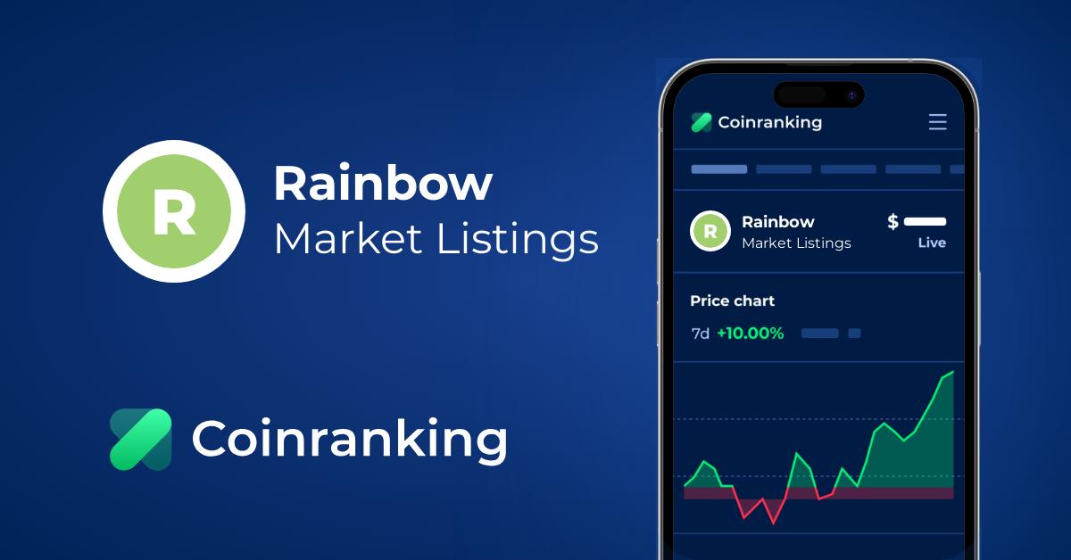 Market Listings of Rainbow (RNBW) | Coinranking
