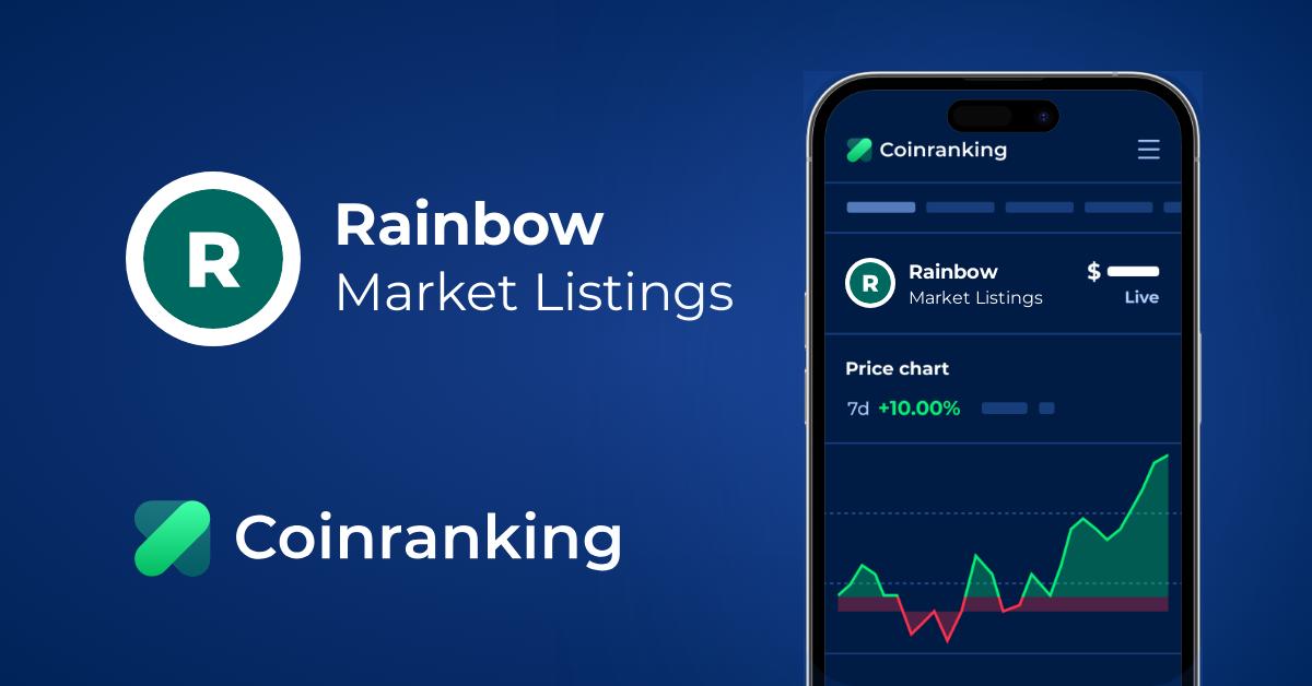 Market Listings of Rainbow (Rainbow) | Coinranking