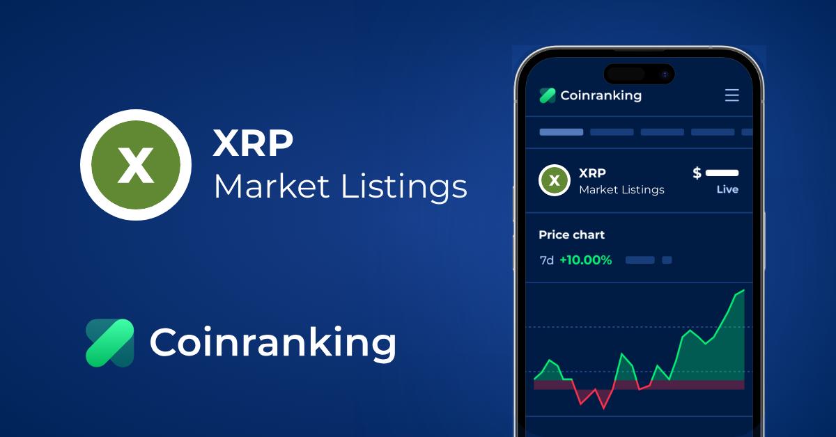 Market Listings of XRP (XRP) | Coinranking