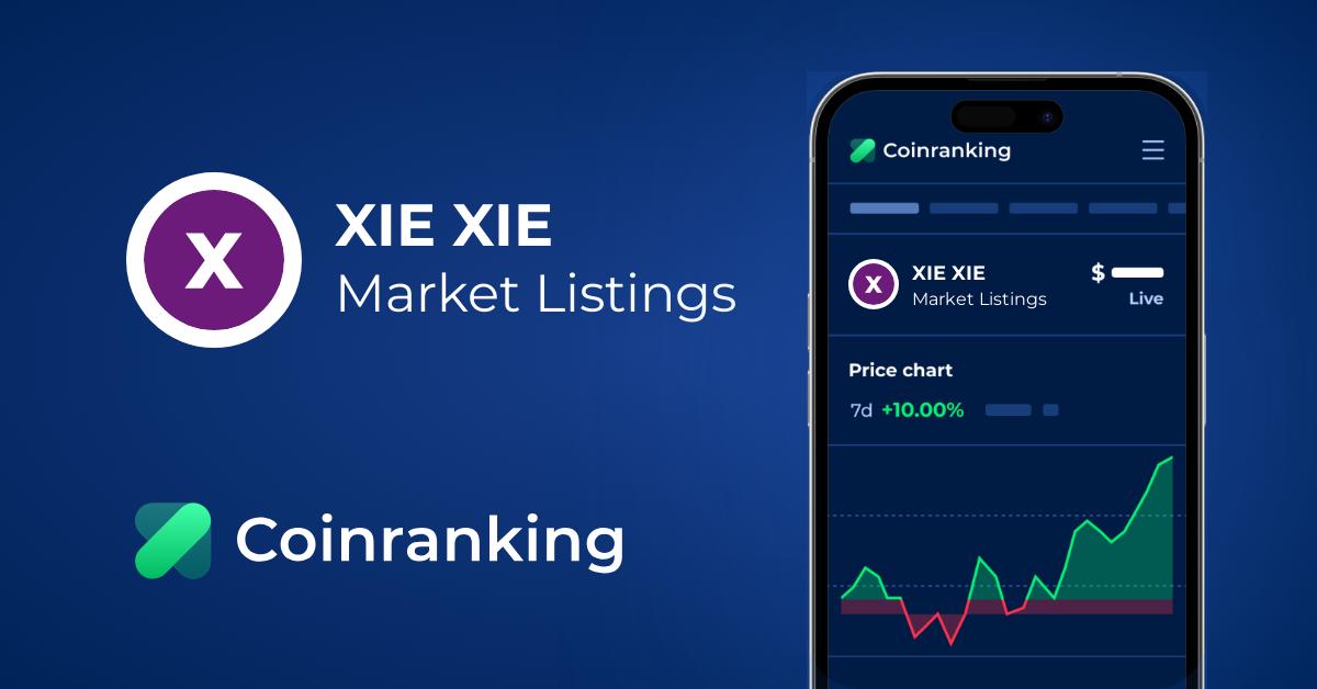 Market Listings of XIE XIE (XIEXIE) | Coinranking