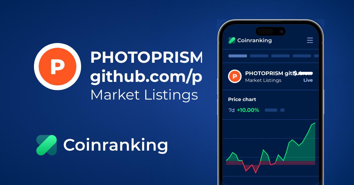 Market Listings of PHOTOPRISM github.com/photoprism/PHOTOPRISM (PHOTOPRISM) | Coinranking
